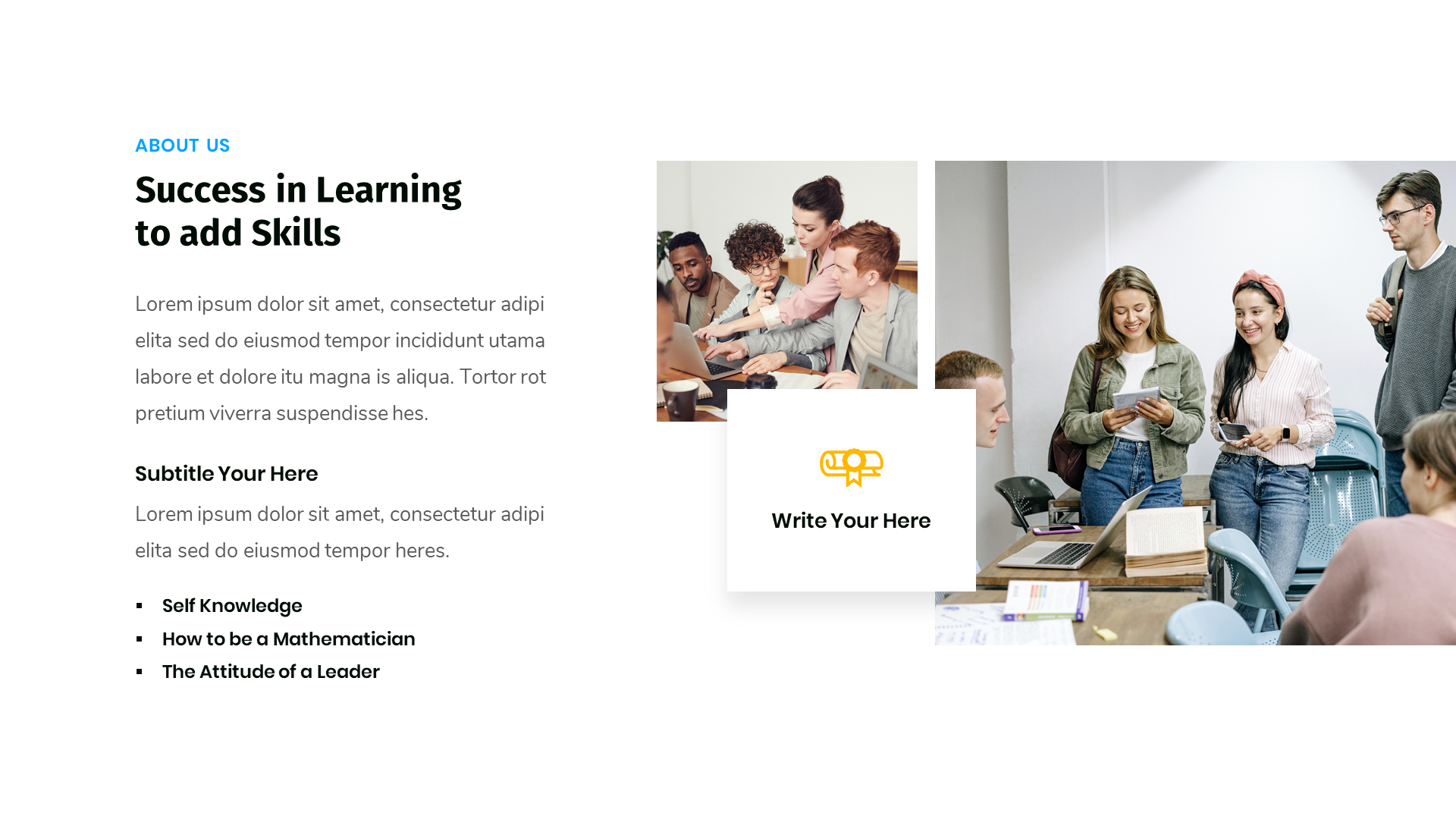 Learning - Education & School Google Slides Template, Presentation ...