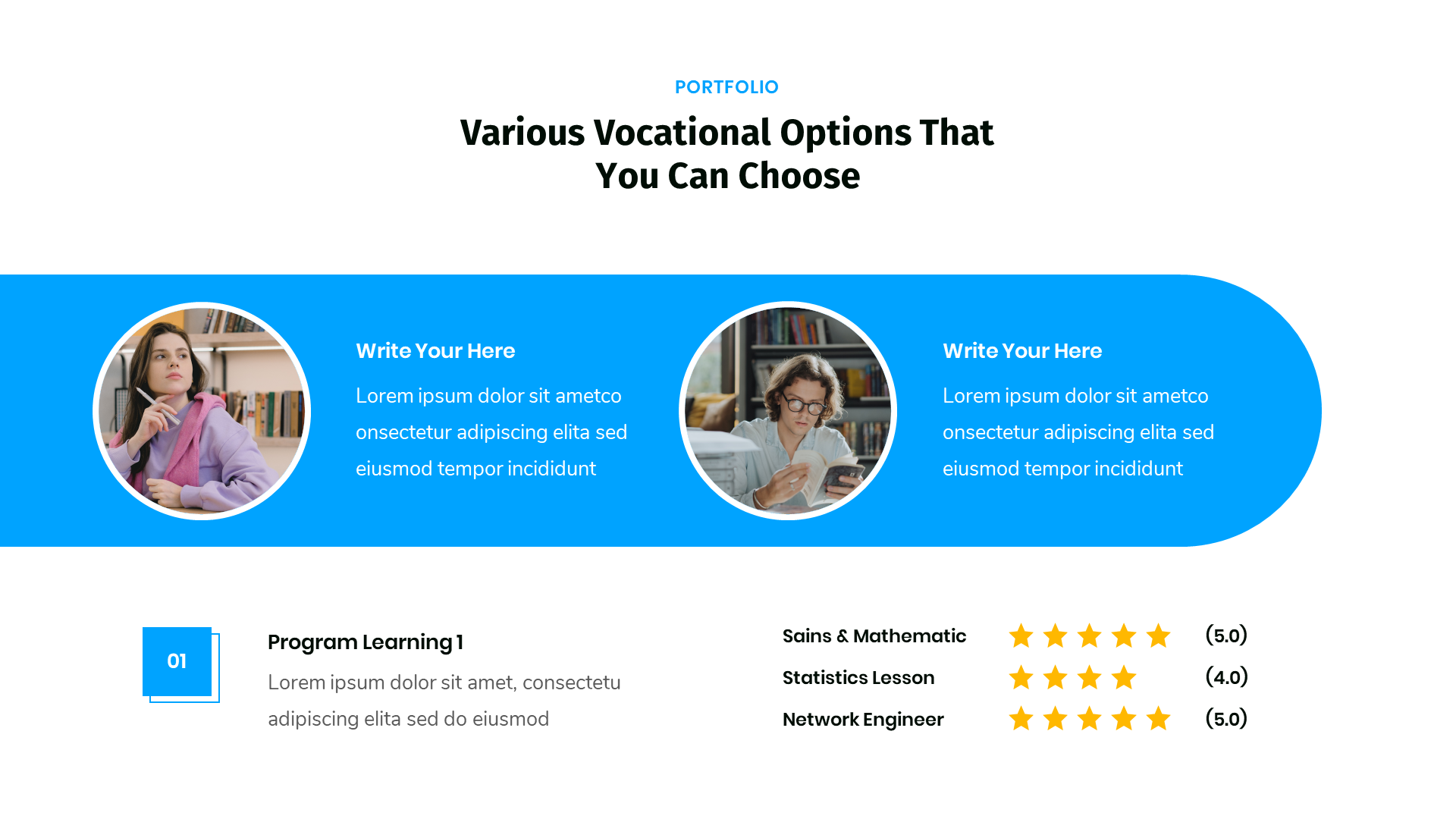 Learning - Education & School Google Slides Template, Presentation ...