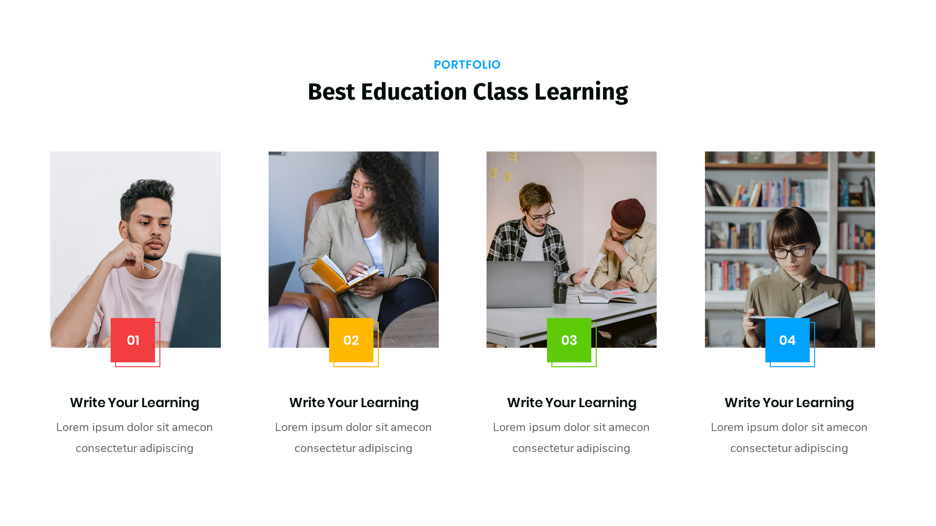 Learning - Education & School Google Slides Template, Presentation ...