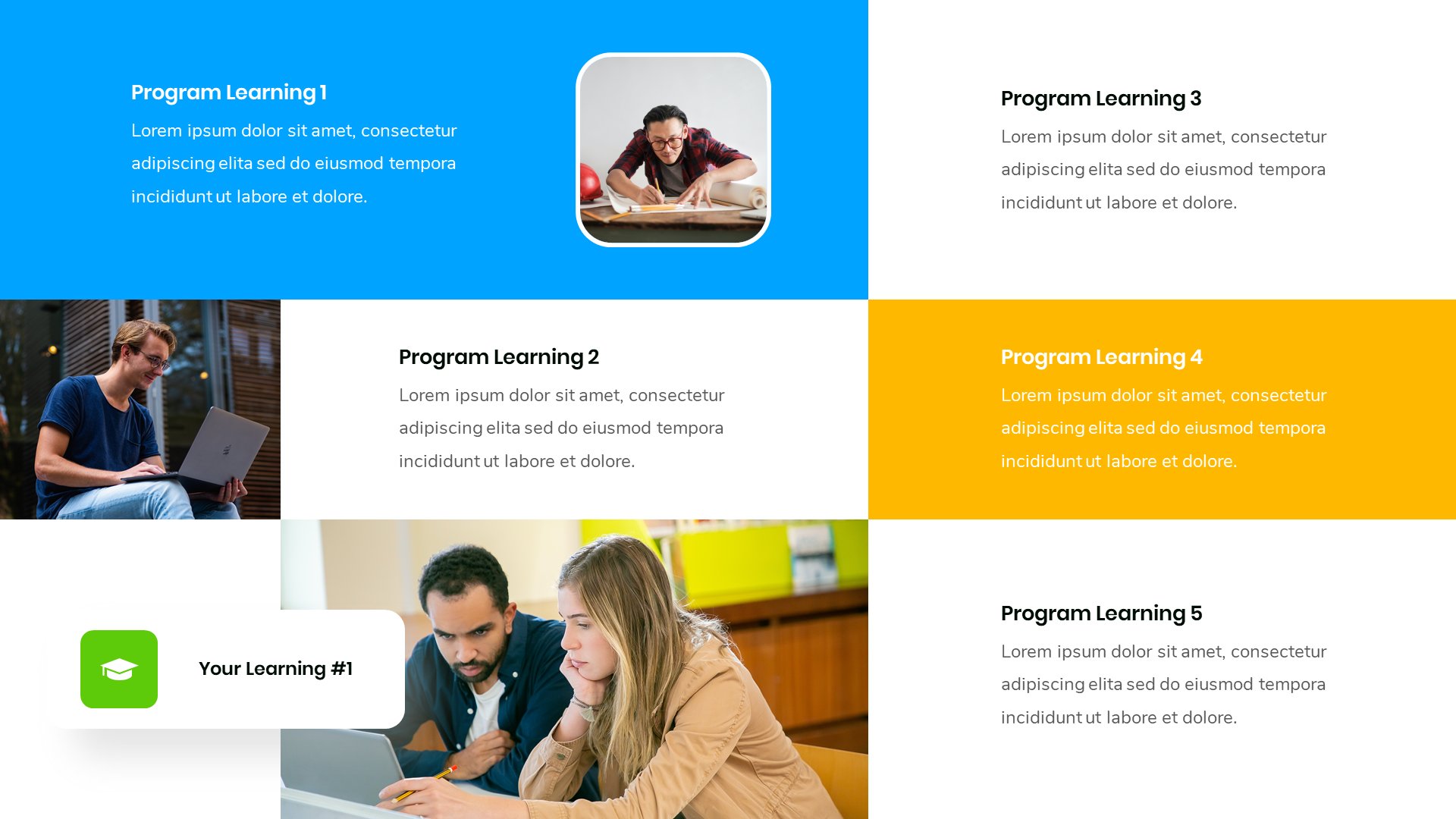 Learning - Education & School Google Slides Template, Presentation ...
