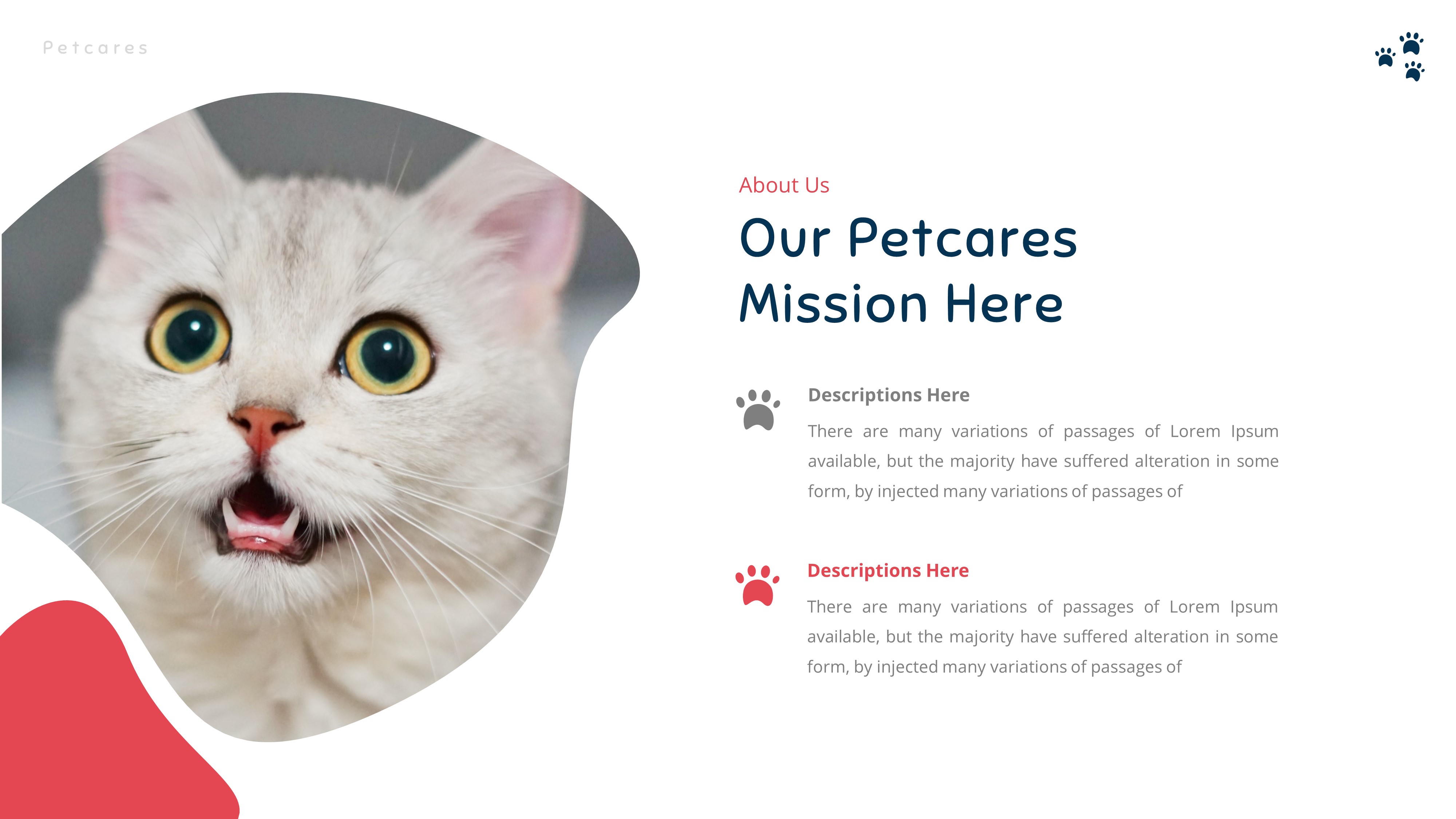 Petcares Powerpoint Template Presentation, Presentation Templates ...