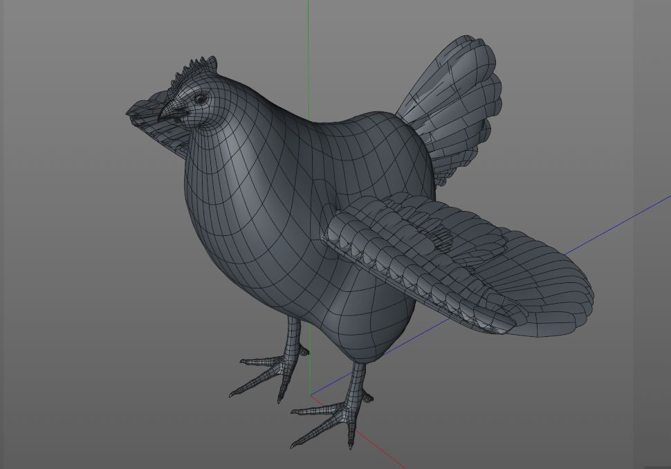 Chicken Hen Bird 3D Model by TurboCG | 3DOcean