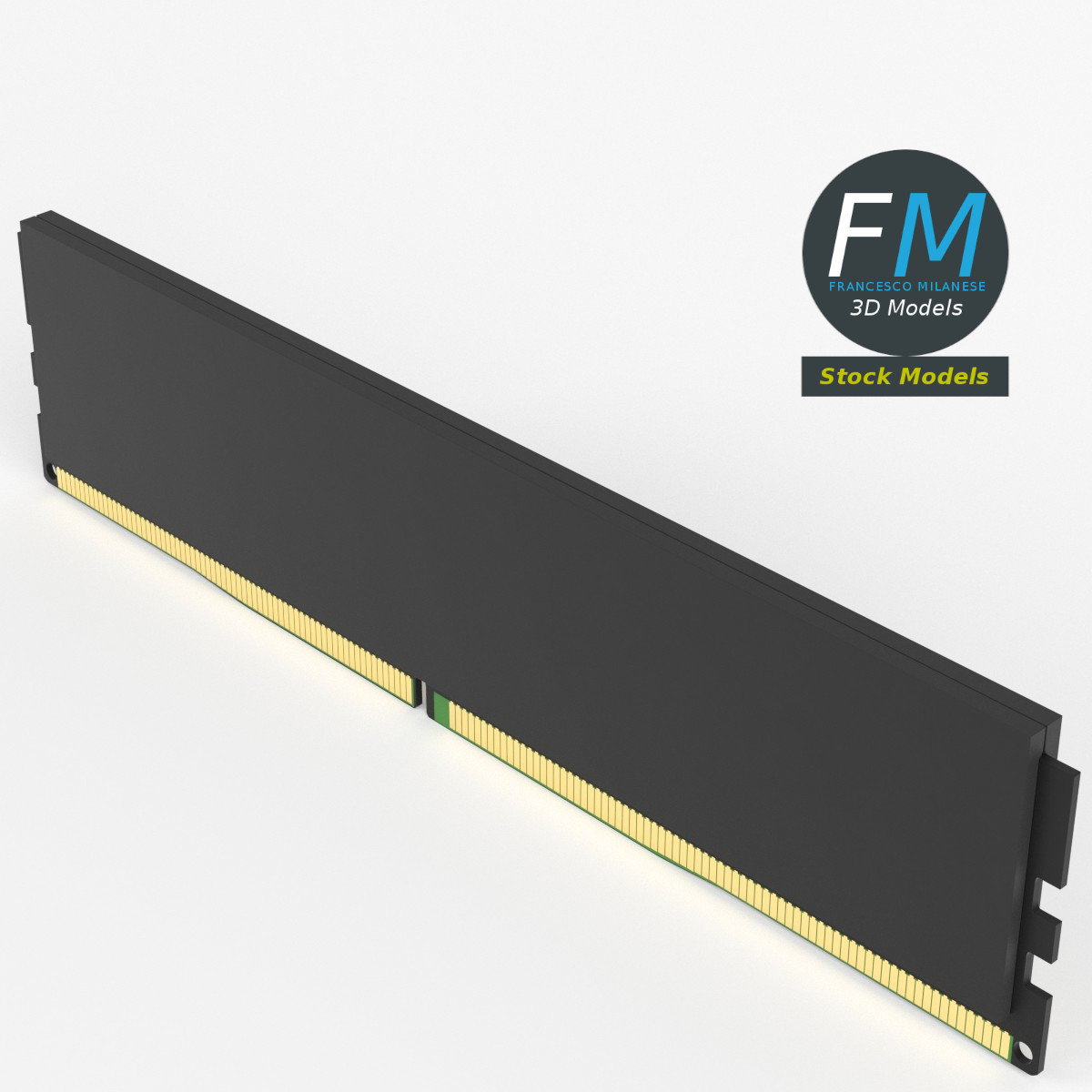 DDR5 RAM memory module 2 by FrancescoMilanese85 | 3DOcean