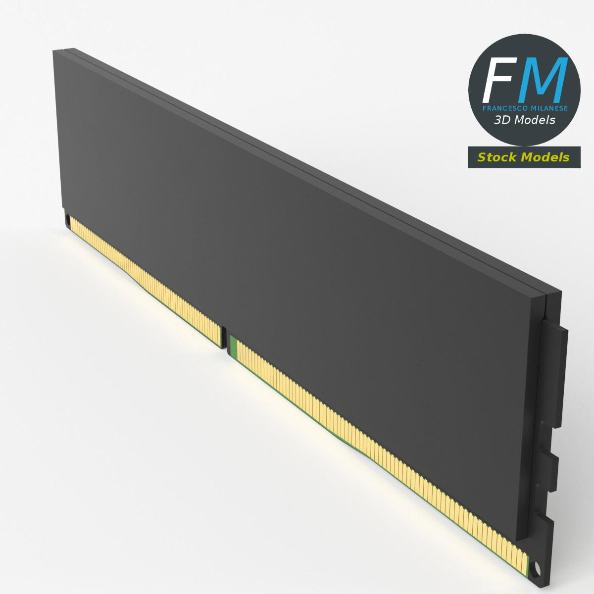 DDR5 RAM memory module 2 by FrancescoMilanese85 | 3DOcean