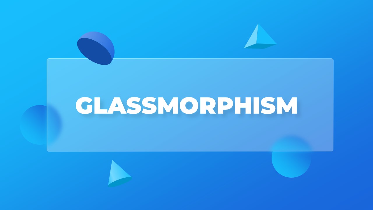 Glassmorphism PowerPoint Presentation Template, Presentation Templates