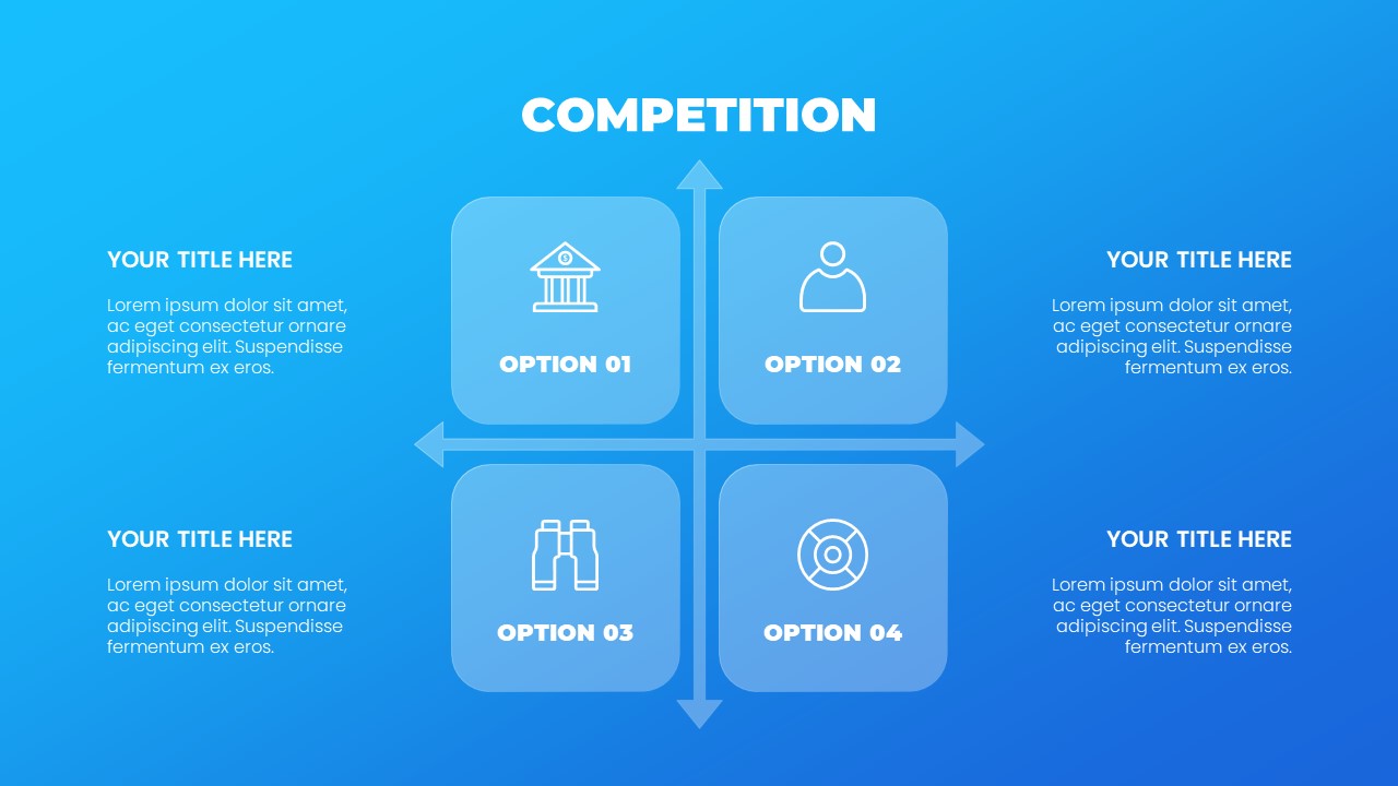 Glassmorphism PowerPoint Presentation Template, Presentation Templates