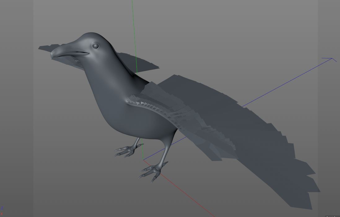Raven bird 3d model by TurboCG | 3DOcean