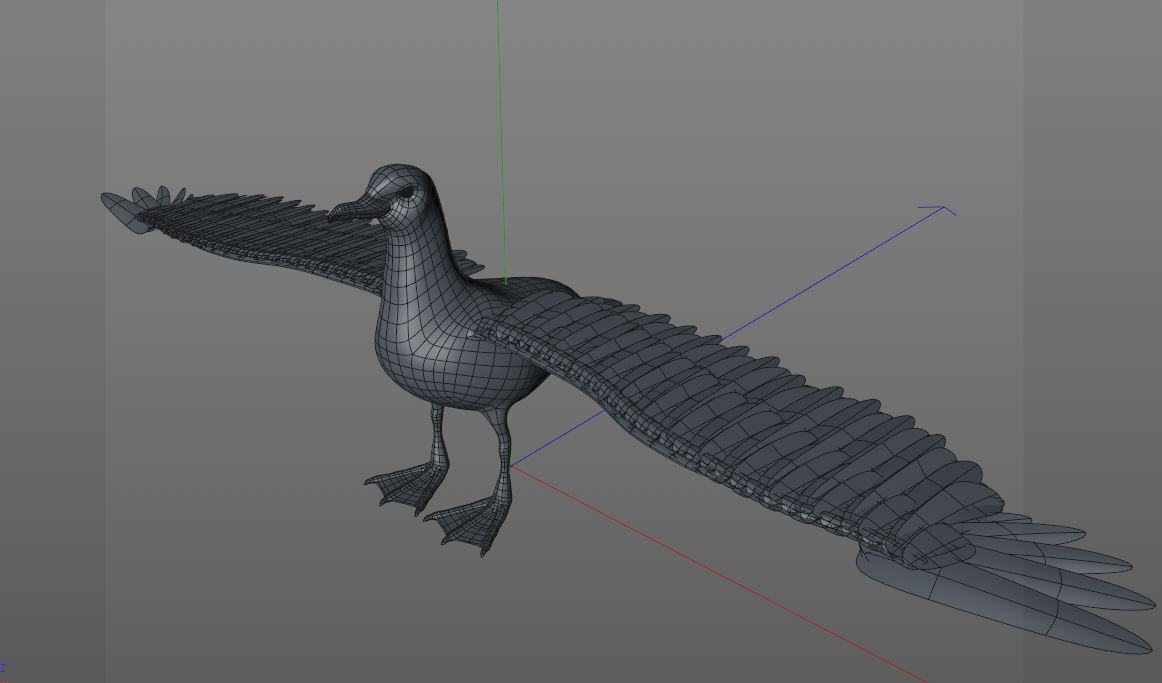 Seagull bird 3d model by TurboCG | 3DOcean