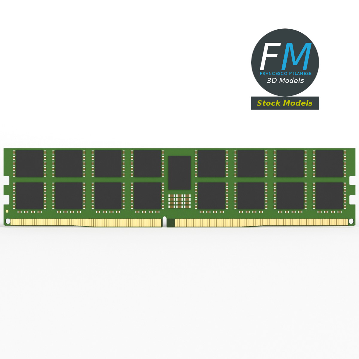 DDR5 RAM memory module 1 by FrancescoMilanese85 | 3DOcean