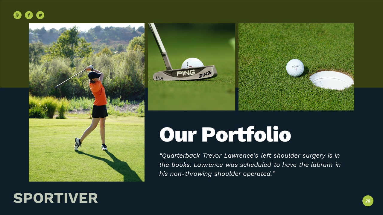 Sportiver Sport Presentation Template, Presentation Templates ...