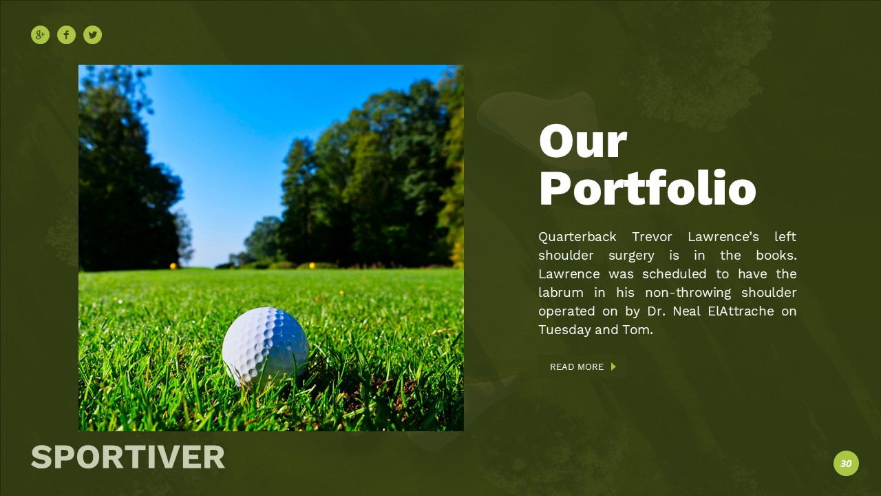 Sportiver Sport Presentation Template, Presentation Templates ...