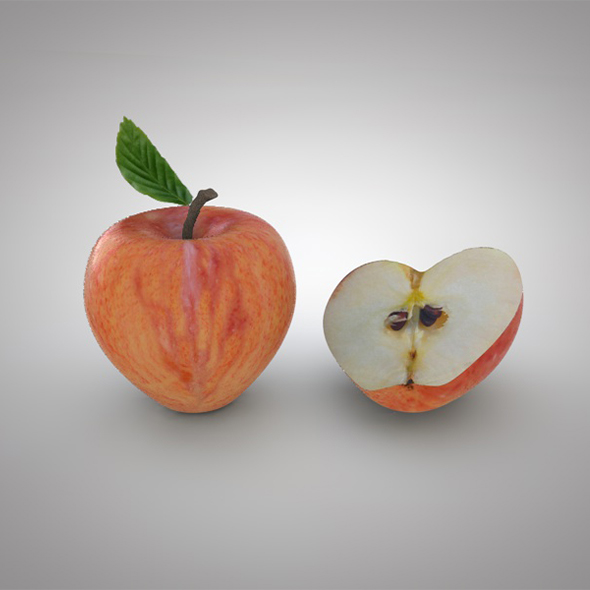 Apple 3d model by TurboCG | 3DOcean