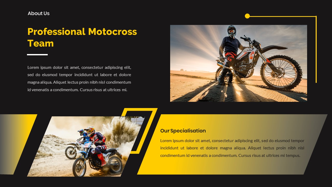 Nucleo – Motocross PowerPoint Template, Presentation Templates ...