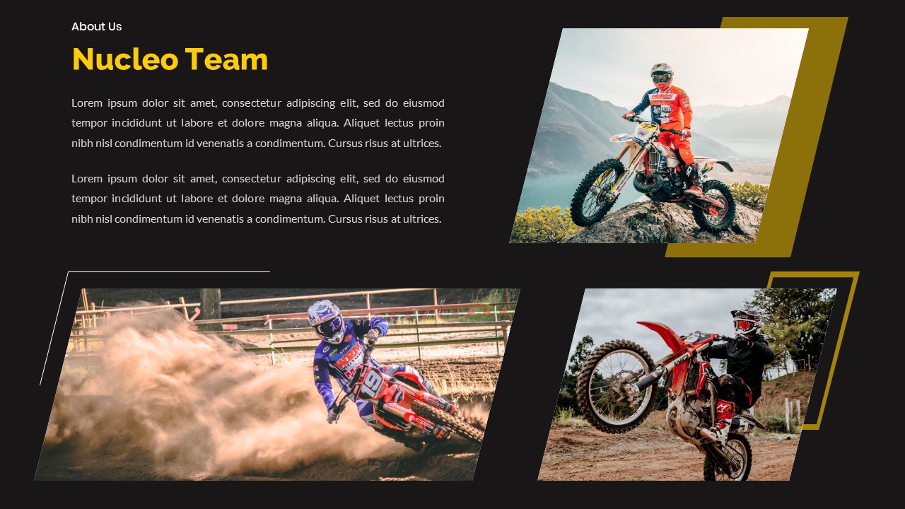 Nucleo – Motocross PowerPoint Template, Presentation Templates ...