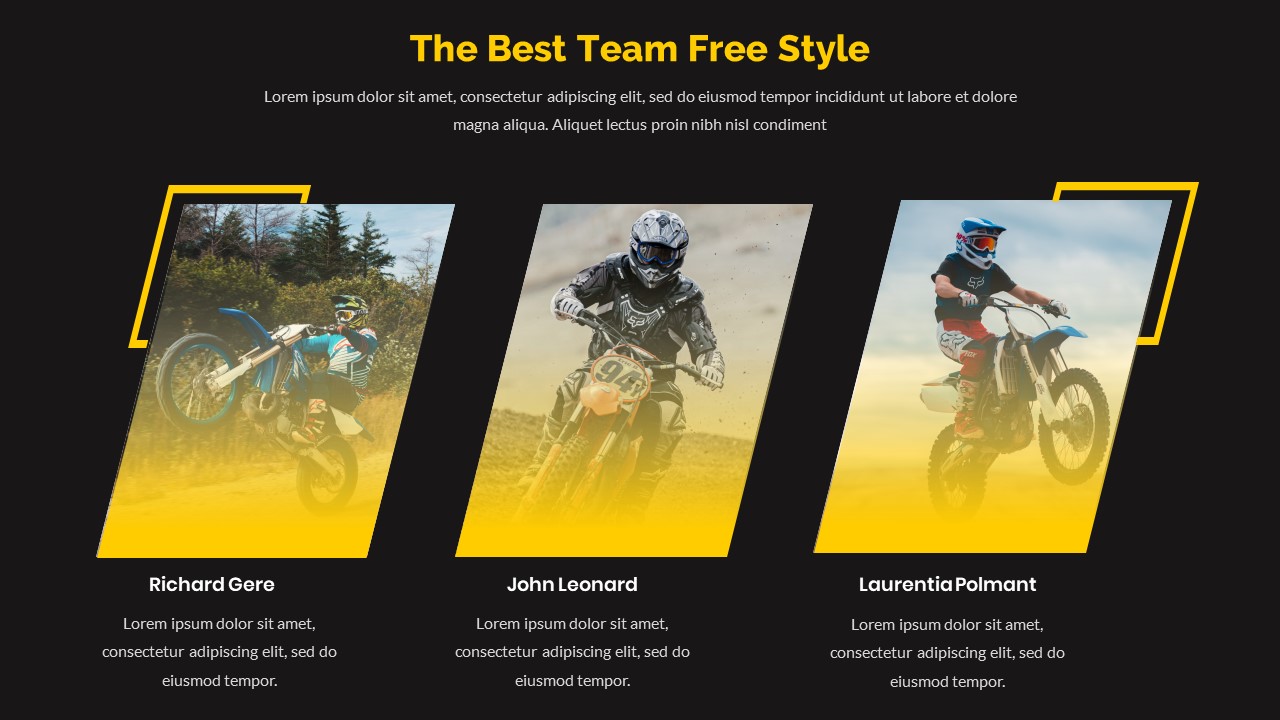 Nucleo – Motocross PowerPoint Template, Presentation Templates ...