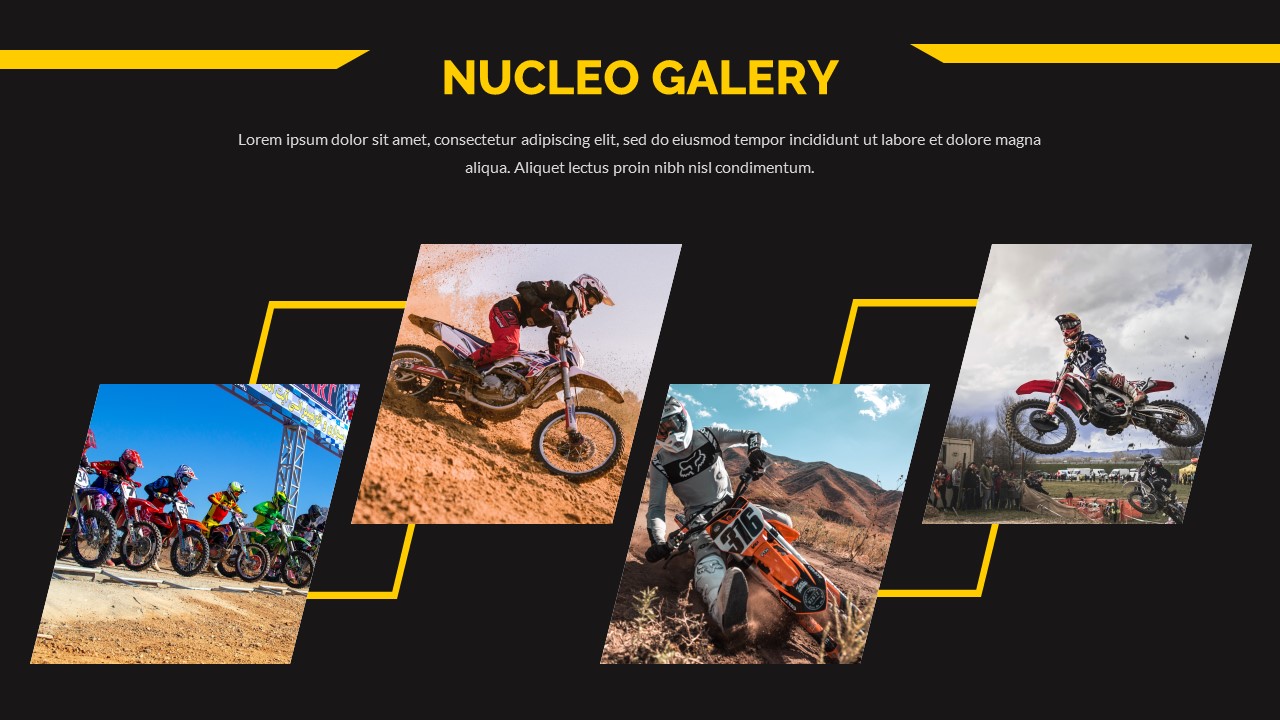 Nucleo – Motocross PowerPoint Template, Presentation Templates ...