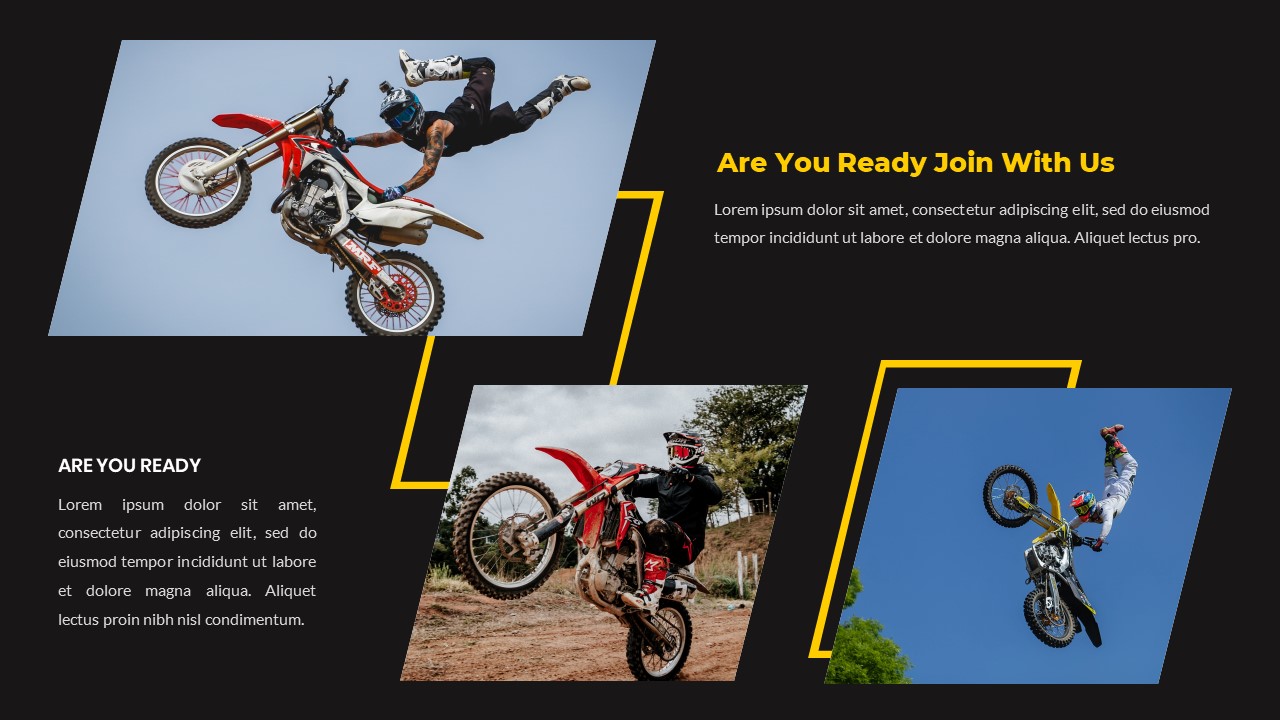 Nucleo – Motocross PowerPoint Template, Presentation Templates ...