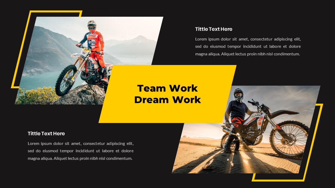 Nucleo – Motocross PowerPoint Template, Presentation Templates ...