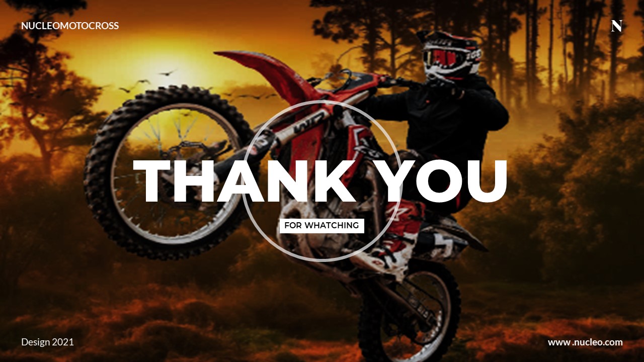 Nucleo – Motocross PowerPoint Template, Presentation Templates ...