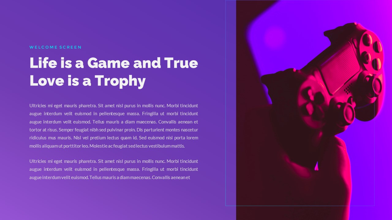 Exagon - Gaming Studio Google Slides Presentation Template ...