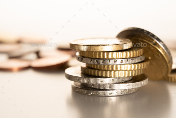 Tower of money coins Stock Photo by Pasanheco | PhotoDune