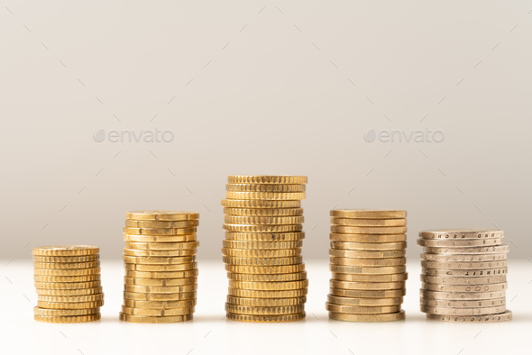 Tower of money coins Stock Photo by Pasanheco | PhotoDune
