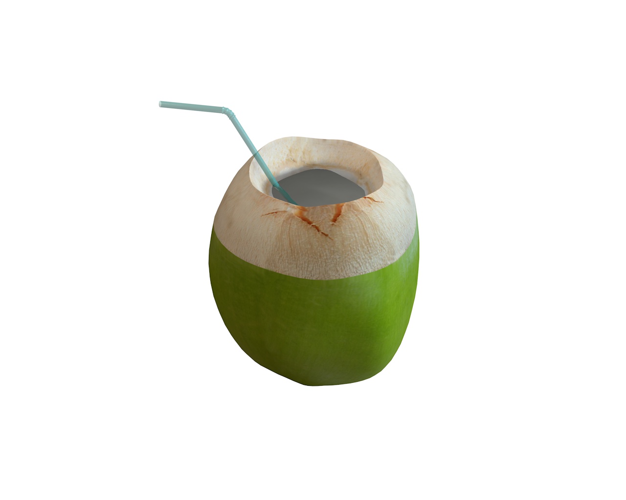 coconut water sliced 3d model by TurboCG | 3DOcean