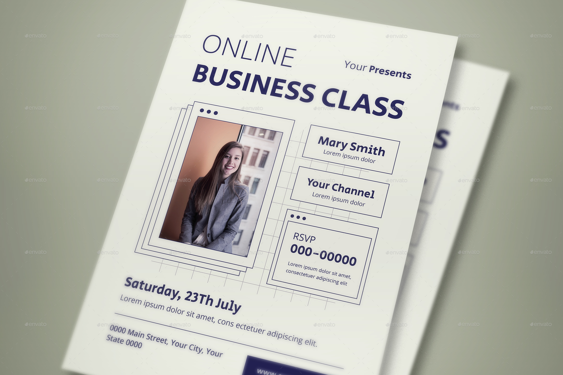 Business Class Flyer Set, Print Templates | GraphicRiver