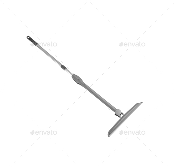 Grey broom isolated on white Stock Photo by ozaiachin | PhotoDune
