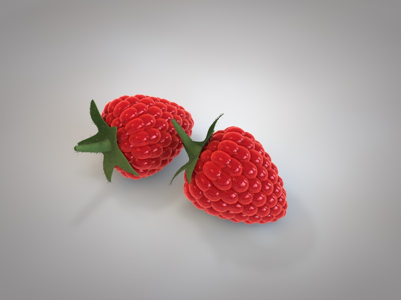 Raspberry 3d model by TurboCG | 3DOcean
