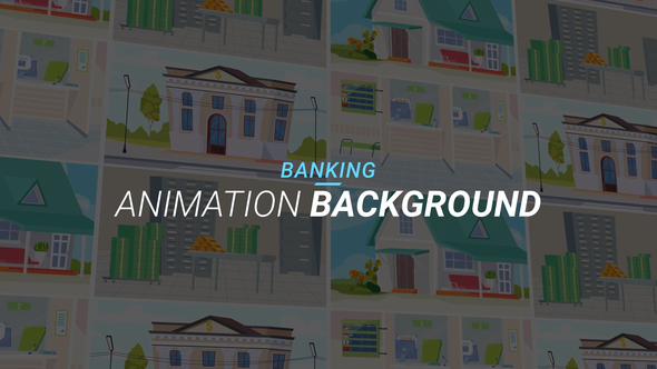 Banking - Animation background, After Effects Project Files | VideoHive