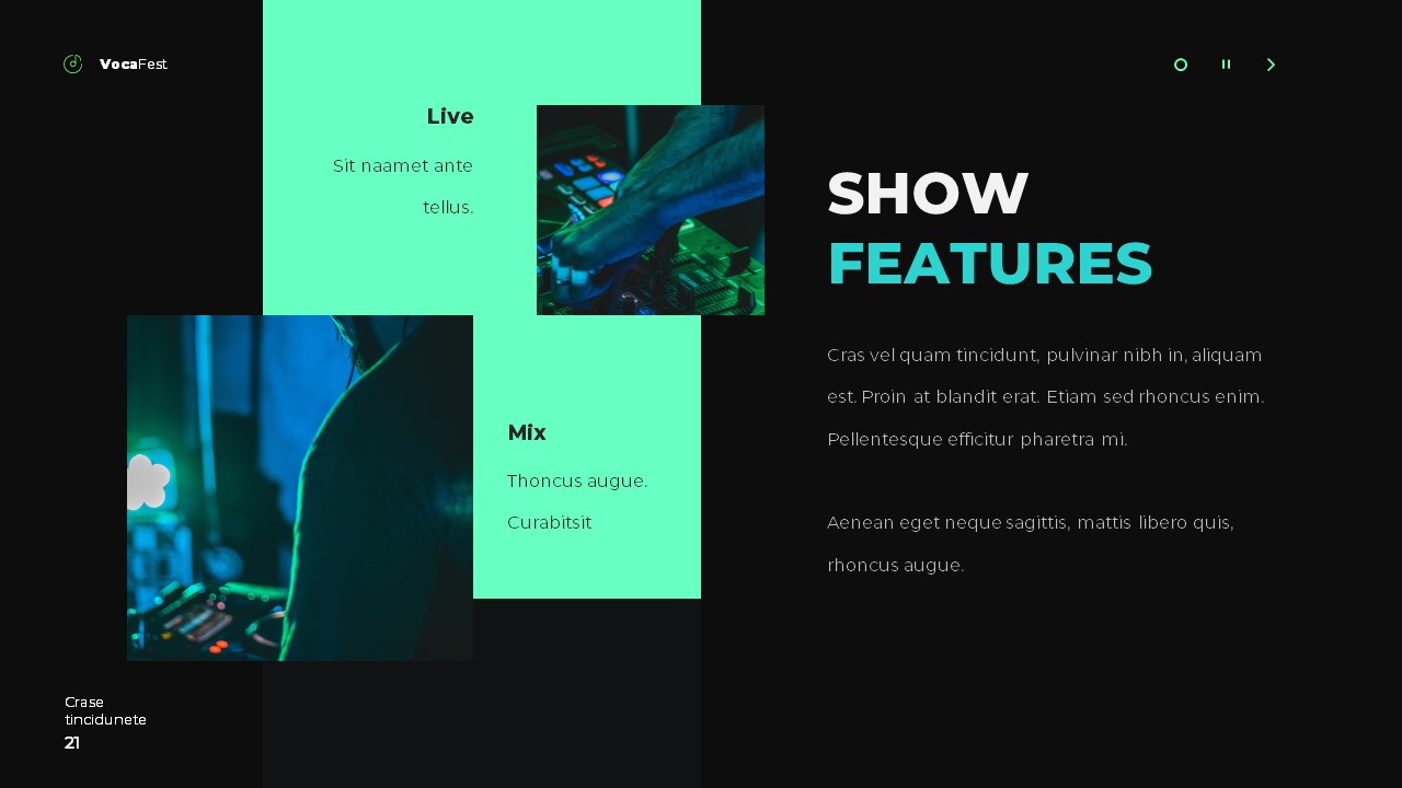 Vocafest - Music Promotion Template, Presentation Templates | GraphicRiver