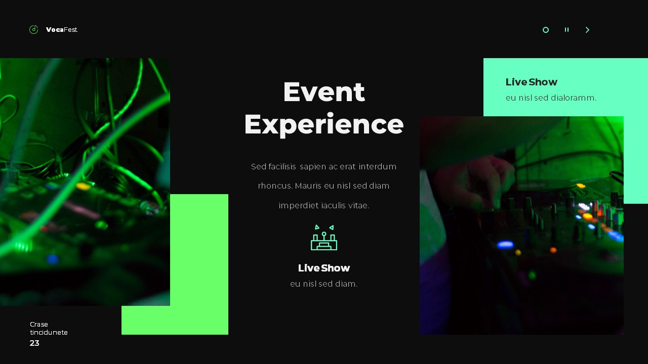 Vocafest - Music Promotion Template, Presentation Templates | GraphicRiver