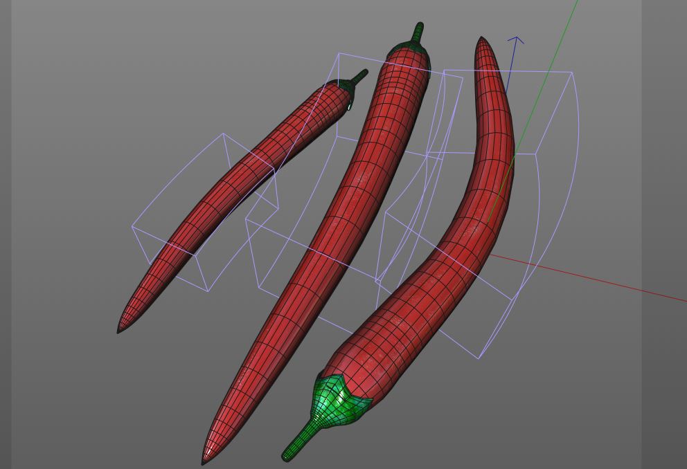 Chilli red 3d model by TurboCG | 3DOcean