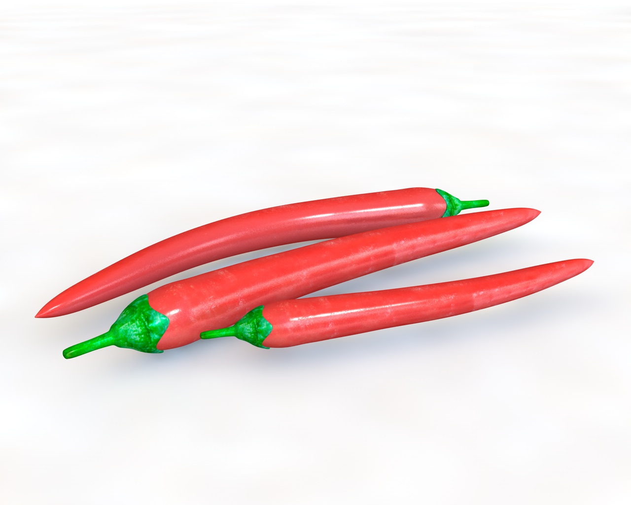 Chilli red 3d model by TurboCG | 3DOcean