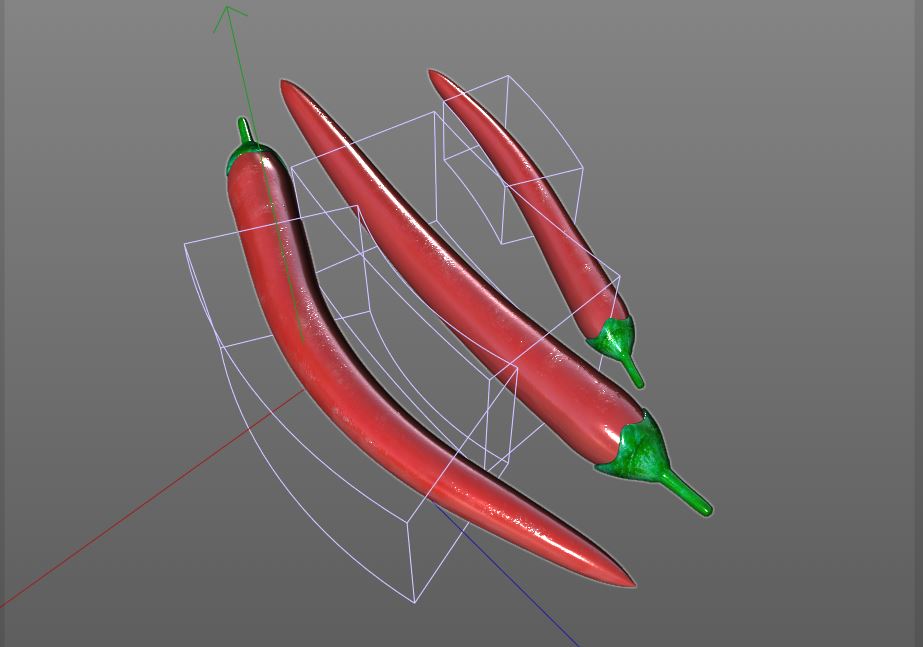 Chilli red 3d model by TurboCG | 3DOcean