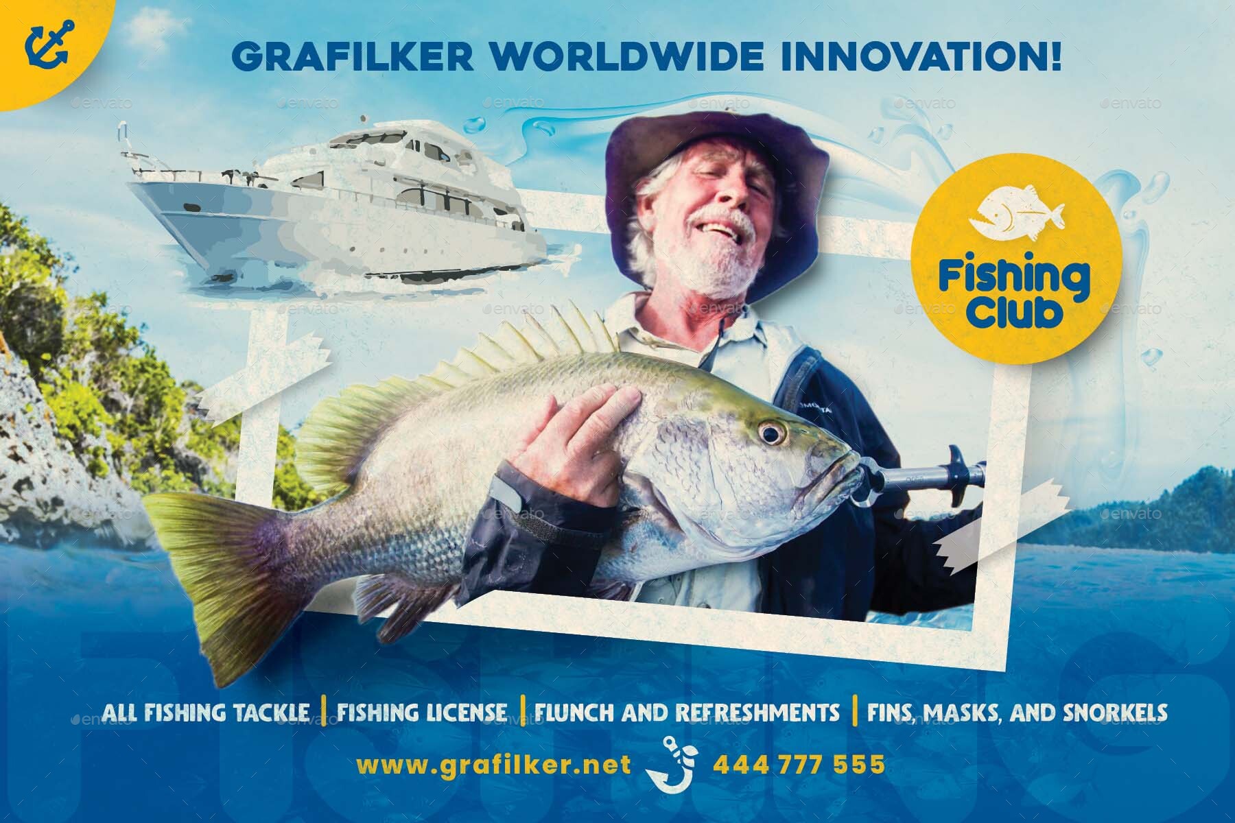 Fishing Tour Bundle Templates, Print Templates | GraphicRiver