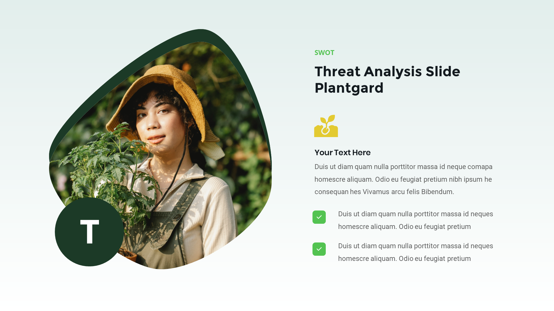 Plantgard - Garden & Planting PowerPoint Template, Presentation Templates