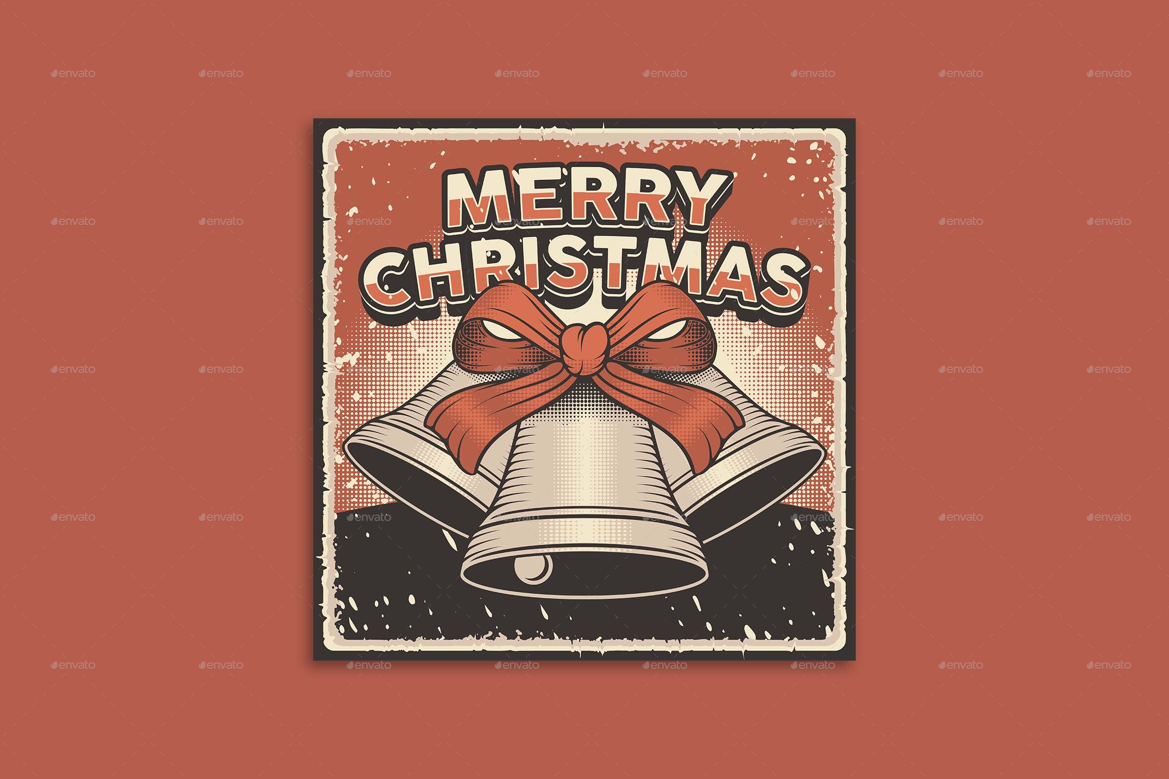 5 Vector Images of Retro Christmas Poster by utixgrapix | GraphicRiver