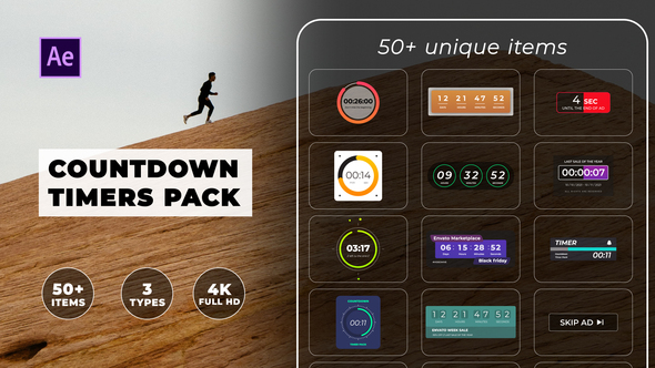 Countdown Timers Pack by Imocean | VideoHive