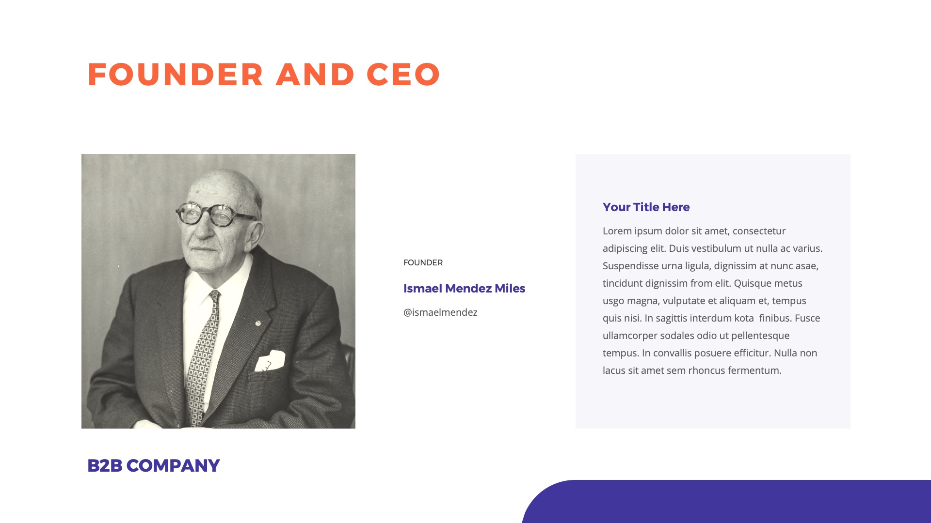 B2B Project - Business Google Slides Template, Presentation Templates