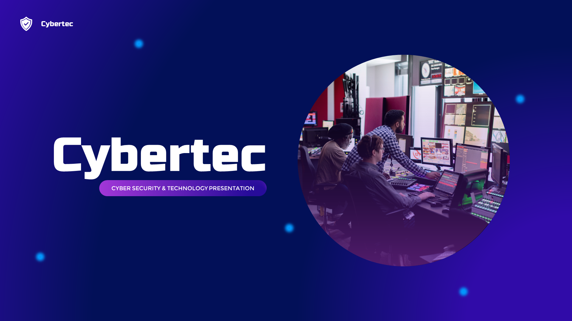 Cybertec - Cyber Security & Technology PowerPoint Template ...