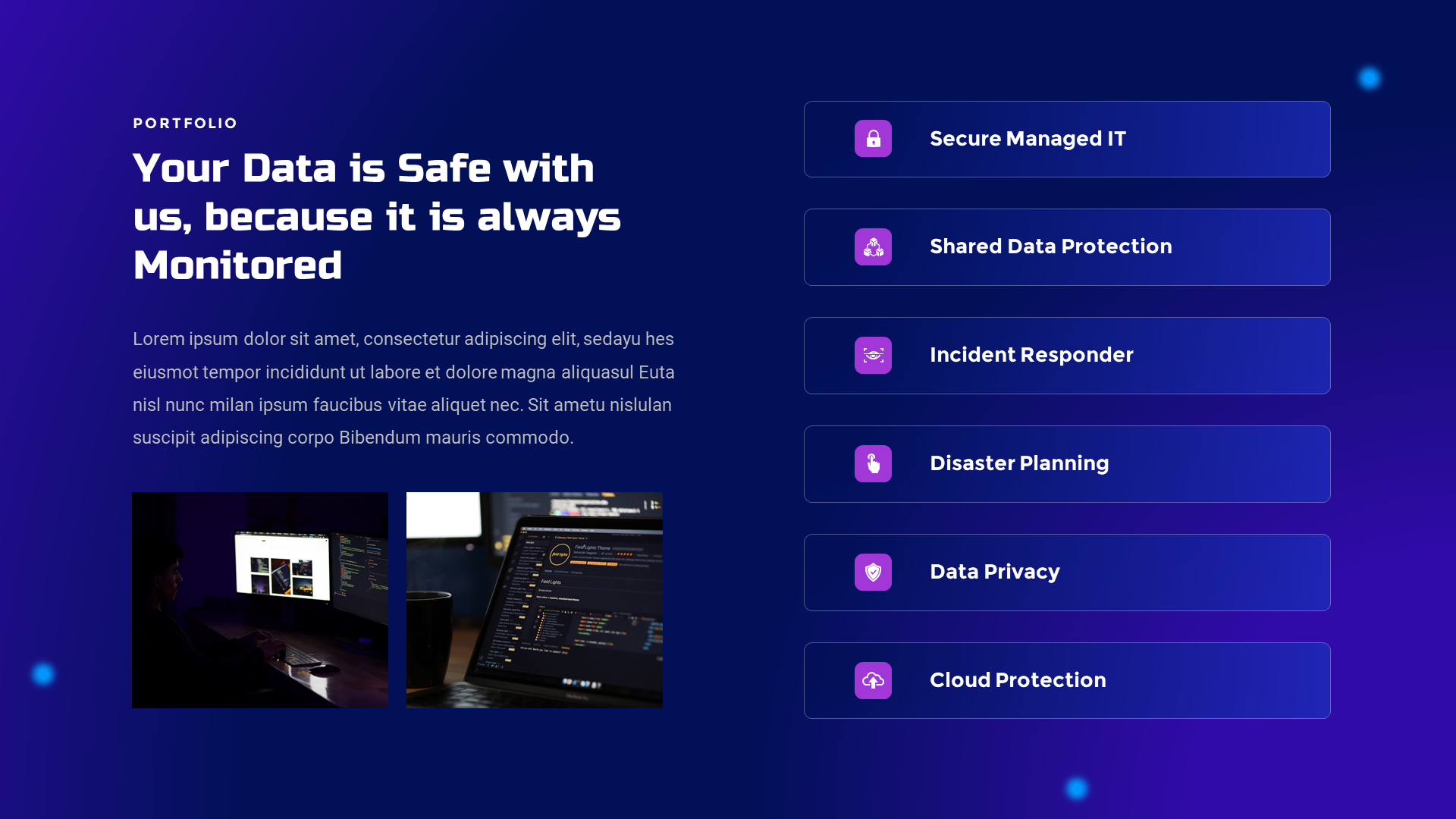 Cybertec - Cyber Security & Technology PowerPoint Template ...
