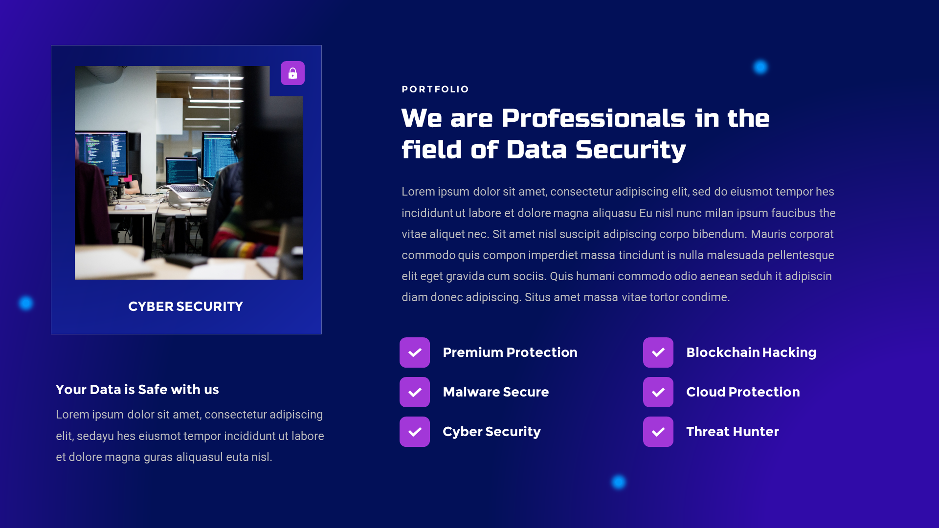 Cybertec - Cyber Security & Technology PowerPoint Template ...