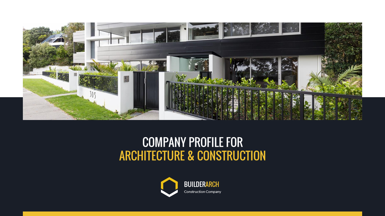 BuilderArch – Construction Company Profile PPT, Presentation Templates