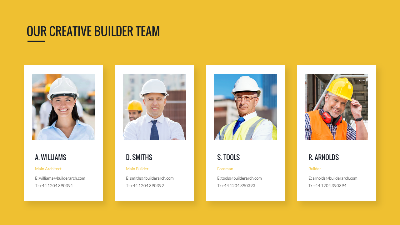 BuilderArch – Construction Company Profile PPT, Presentation Templates