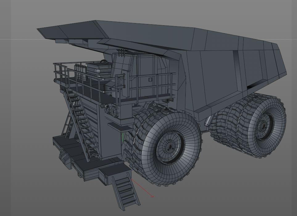 Mining truck 3d model by TurboCG | 3DOcean