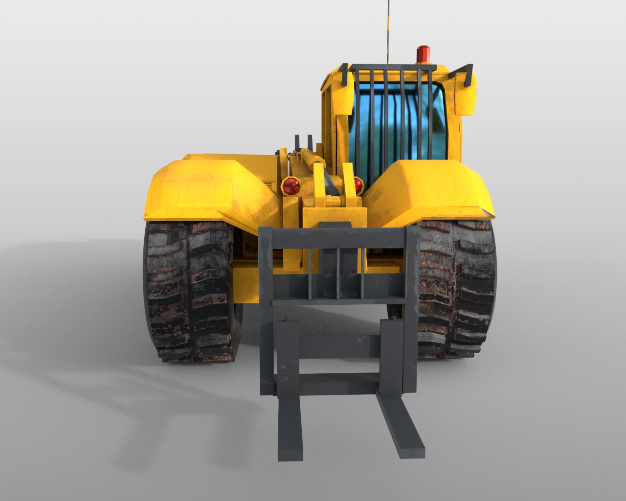 Telehandler 3d model by TurboCG | 3DOcean