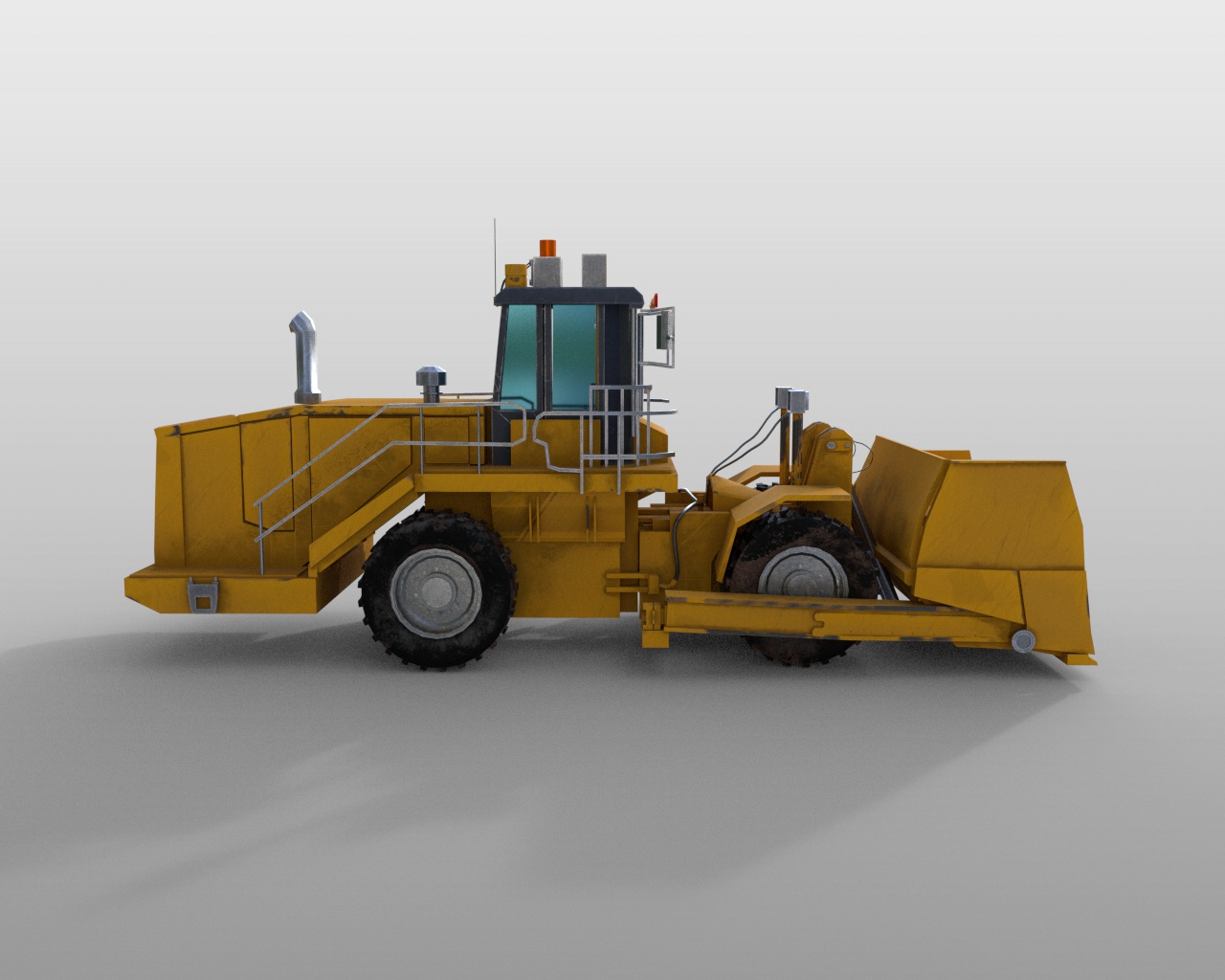 Wheel Dozer 3d model by TurboCG | 3DOcean