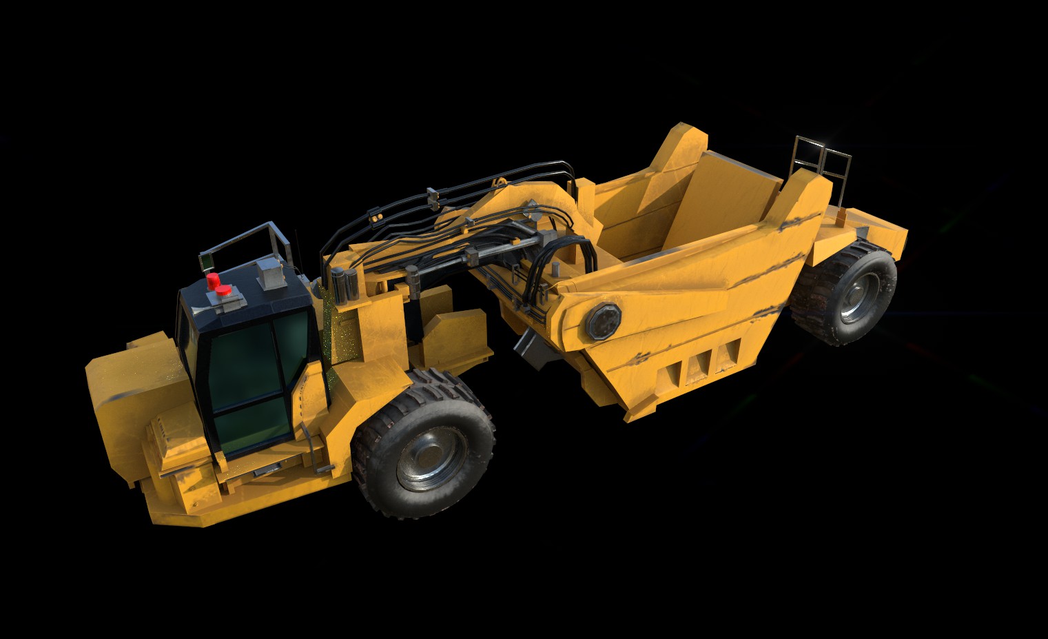 Wheel scraper 3d model by TurboCG | 3DOcean